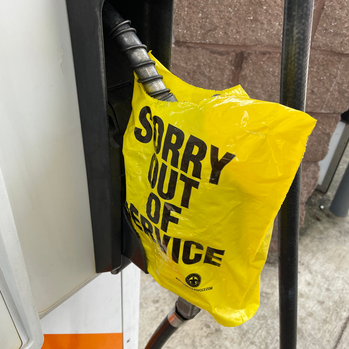 Out of Service Gas Nozzle Bag - Yellow – Hercules Inc. Shop